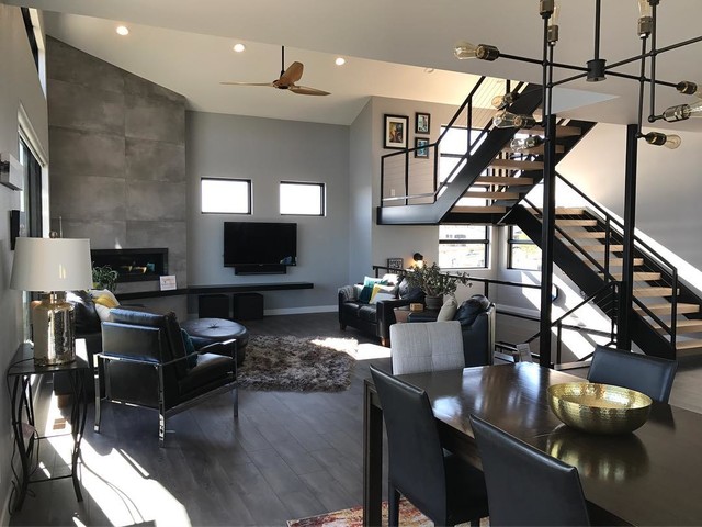 Modern & Industrial Vibe - Moderne - Salon - Autres périmètres - par ...