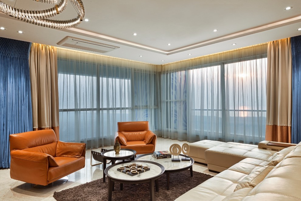 MODERN APARTMENT IN MUMBAI - Modern - Family Room - Mumbai - by Milind ...