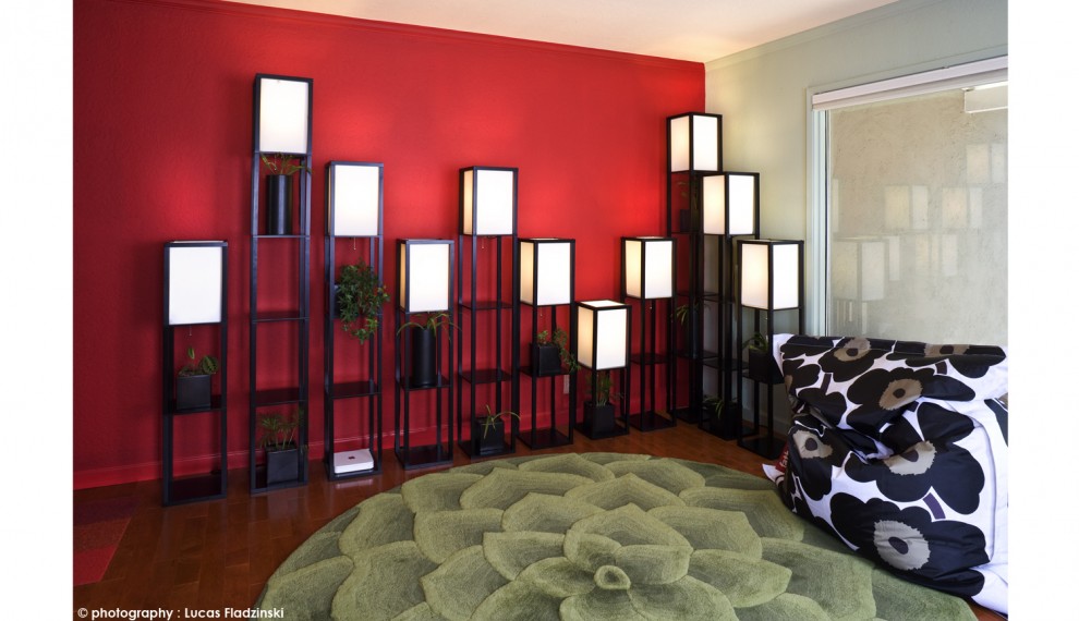 Modern Chiyogami Living Room - Modern - Living Room - Los Angeles - by ...
