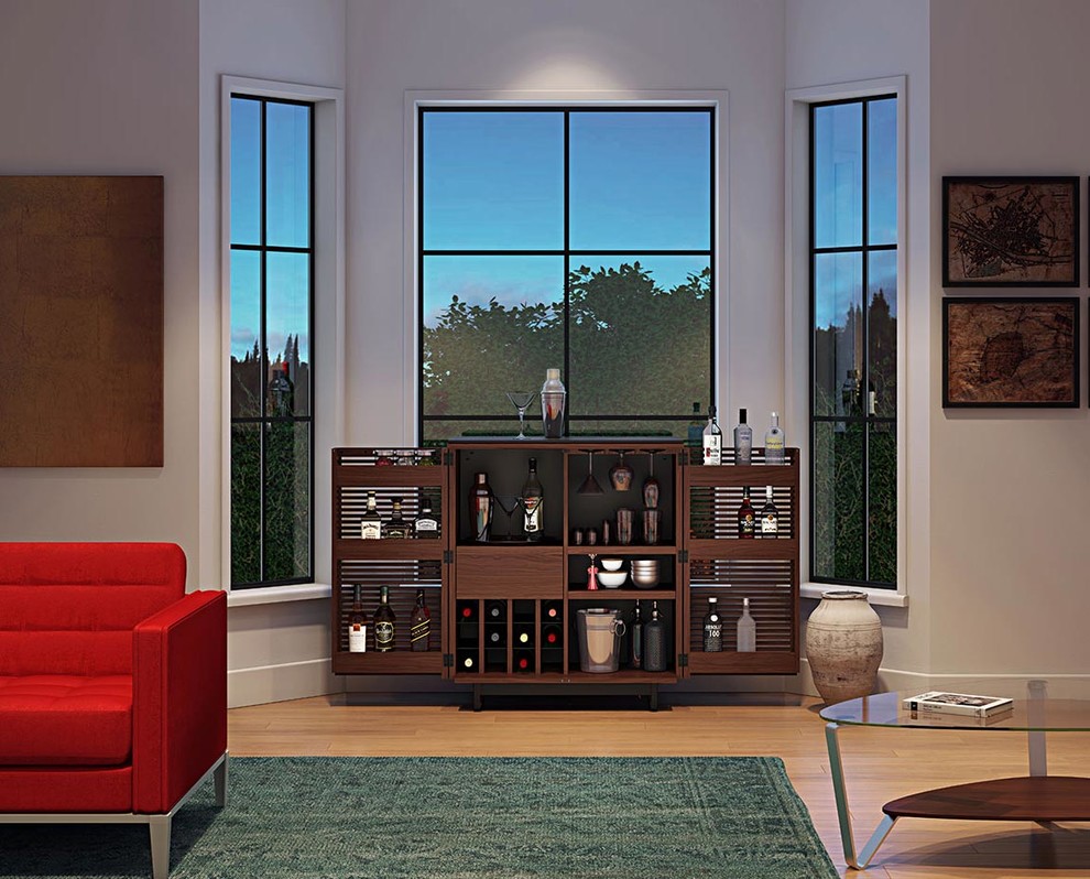 Modern cocktail bar - Contemporary - Living Room - Sydney - by Moss ...