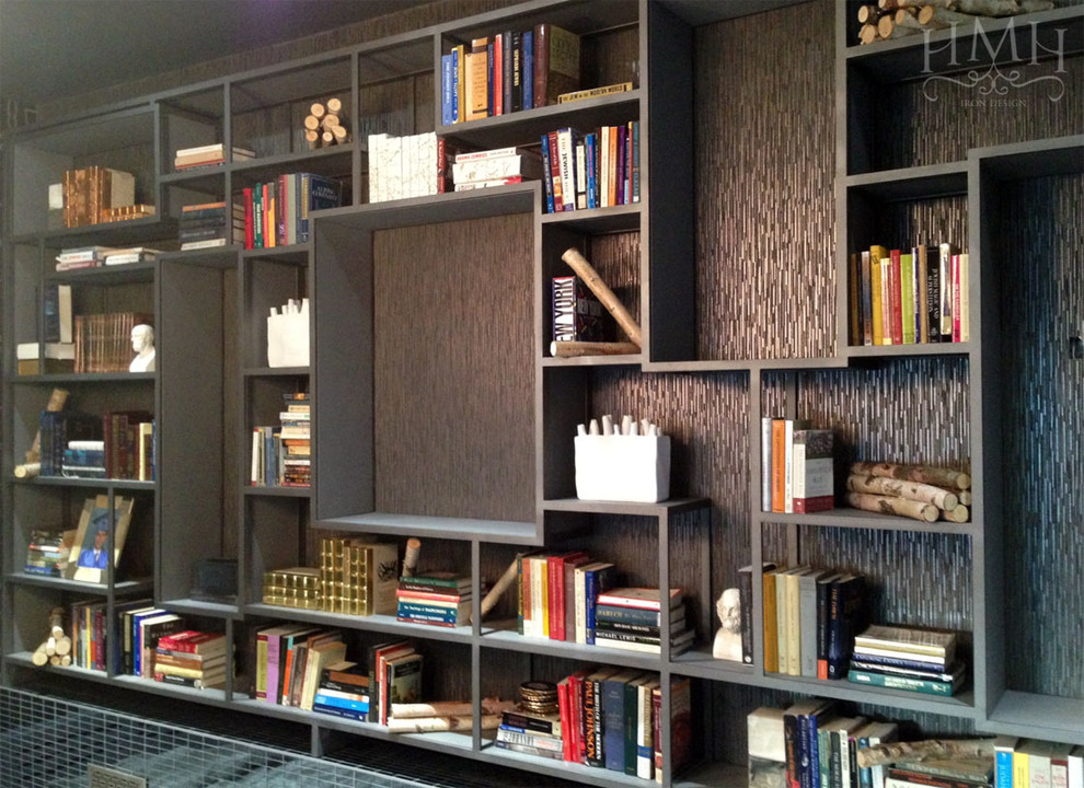 Modern Custom Bookshelf - Contemporary - Living Room - New York - by ...