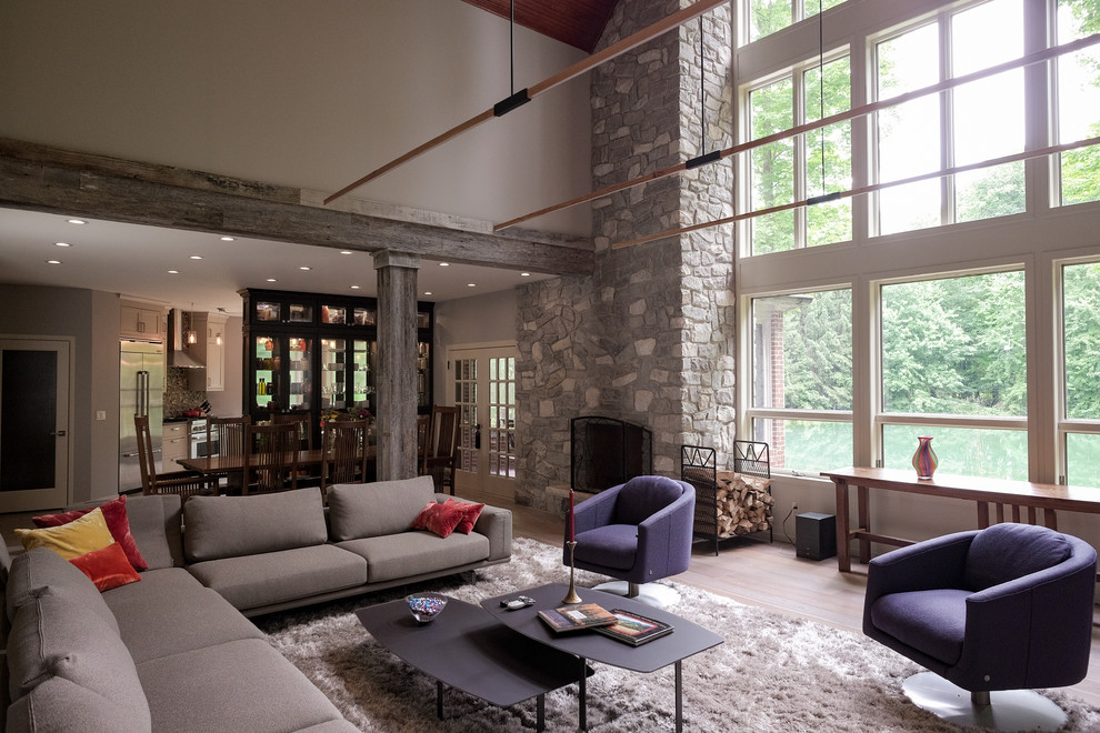 Modern Day Ranch - Contemporary - Living Room - Other - by Appalachian ...