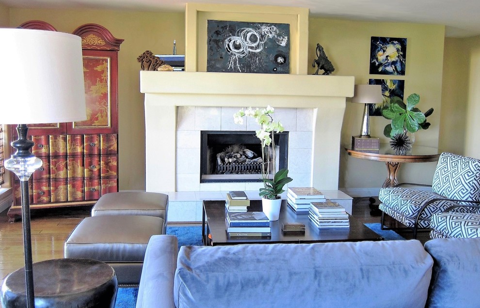 Modern Eclectic Living Room - Living Room - Los Angeles - by Julia ...