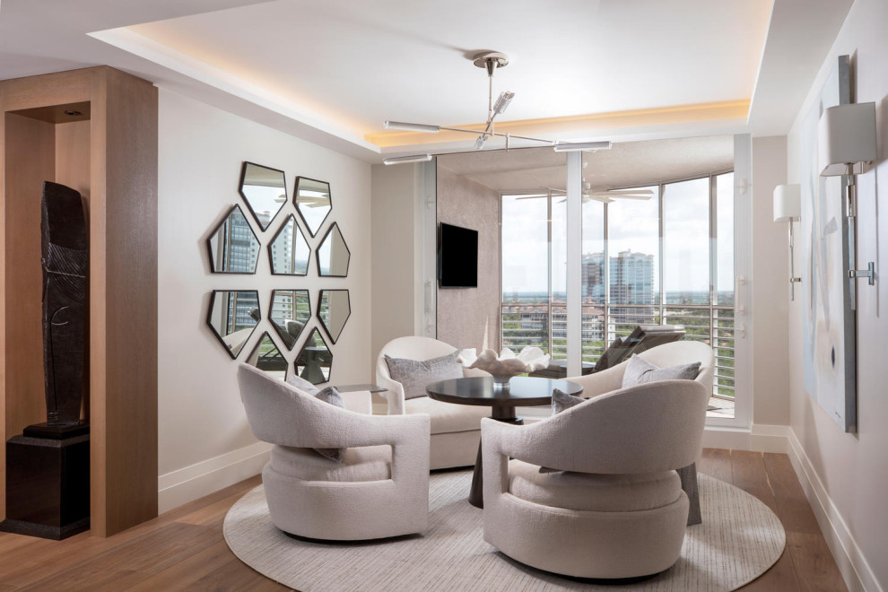 Modern Elegance - Beach Style - Living Room - Miami - by J Lynn Design ...