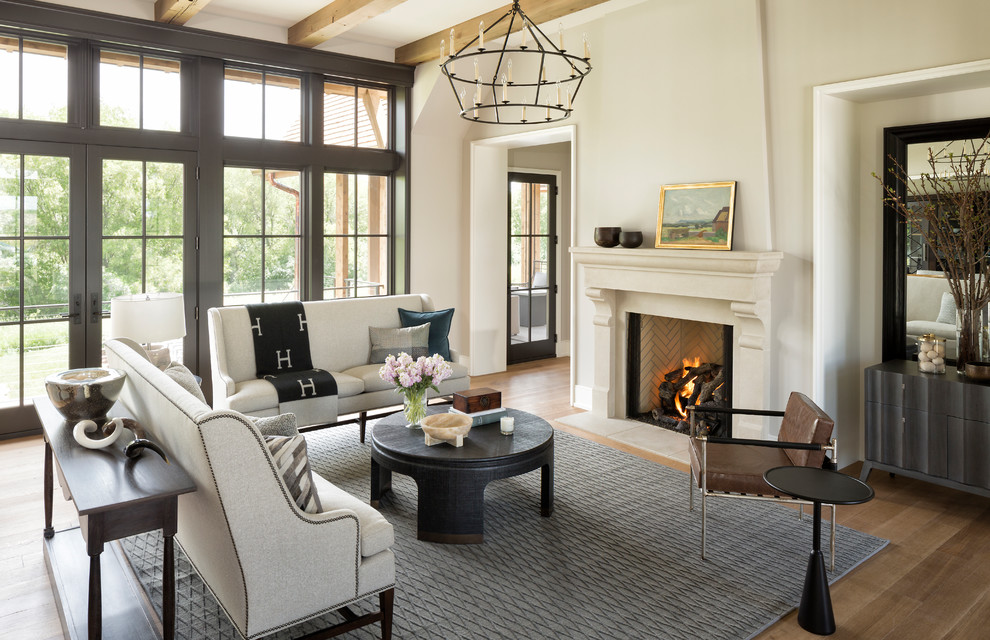 Modern English Tudor - Transitional - Living Room - Minneapolis - by ...