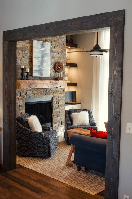 Modern Farmhouse Hearth Room - Transitional - Living Room - Other - by ...