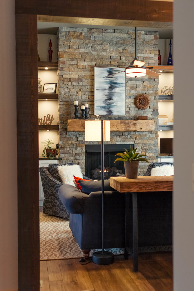 Modern Farmhouse Hearth Room - Transitional - Living Room - Other - by ...