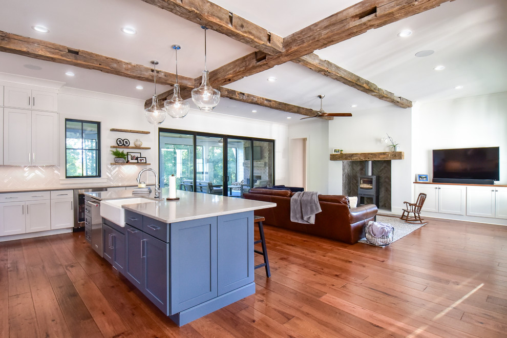 Modern Farmhouse - Farmhouse - Living Room - Other - by Jonathan Miller ...