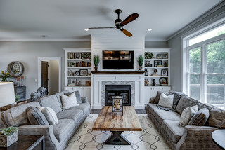 75 Craftsman Gray Living Room Ideas You ll Love February 2025 Houzz