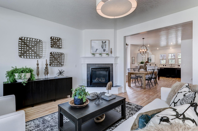 Modern Farmhouse - Country - Living Room - Boise - by Lyn's Design ...