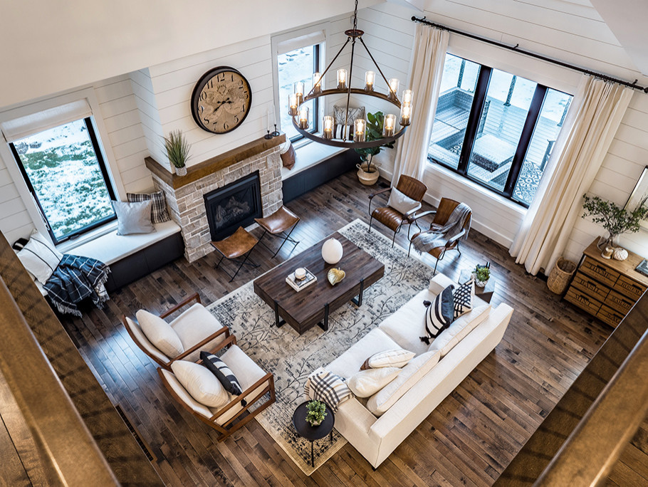 Modern Farmhouse - Farmhouse - Living Room - Other - by Staged For ...