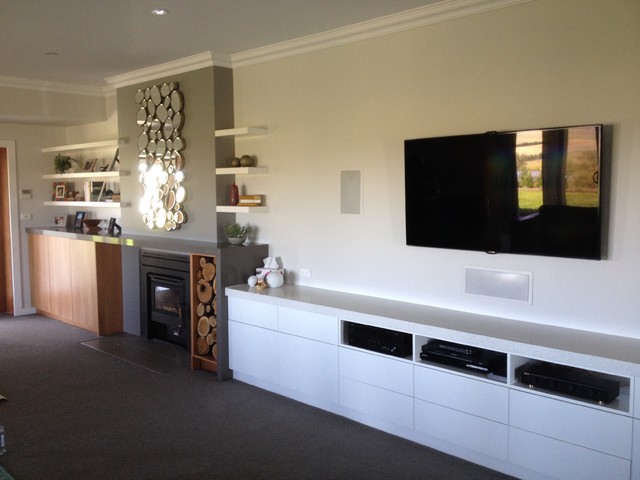 Modern Fireplace and TV unit - Modern - Living Room - Sydney - by User ...