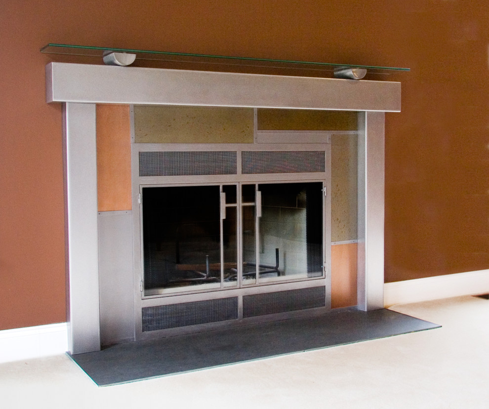 Modern Fireplace Surrounds - Modern - Living Room - DC Metro - by ...