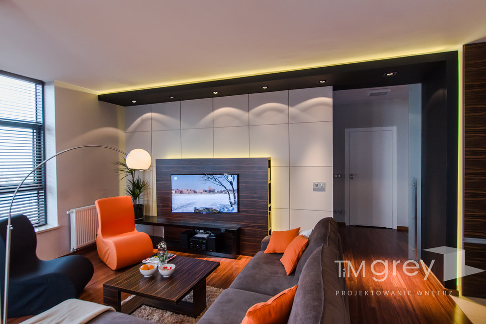 Modern Flat 69m2 - Modern - Living Room - Other - by TiM Grey Interior ...