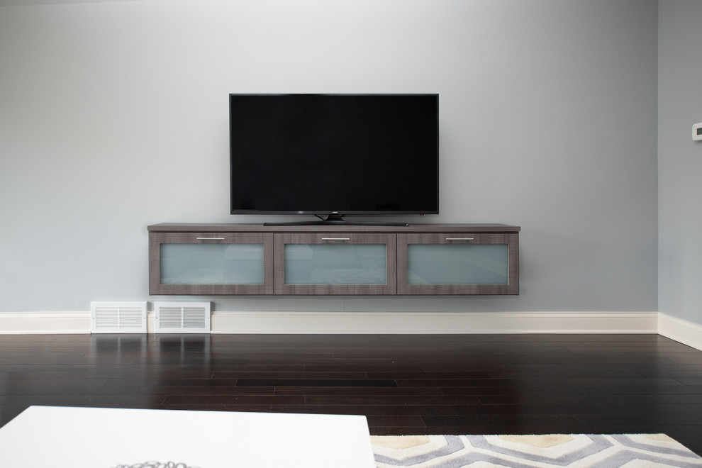 Modern Floating Media Center - Modern - Living Room - Chicago - by User ...