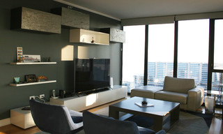 Modern High Rise - Modern - Living Room - Chicago - by Home Element ...
