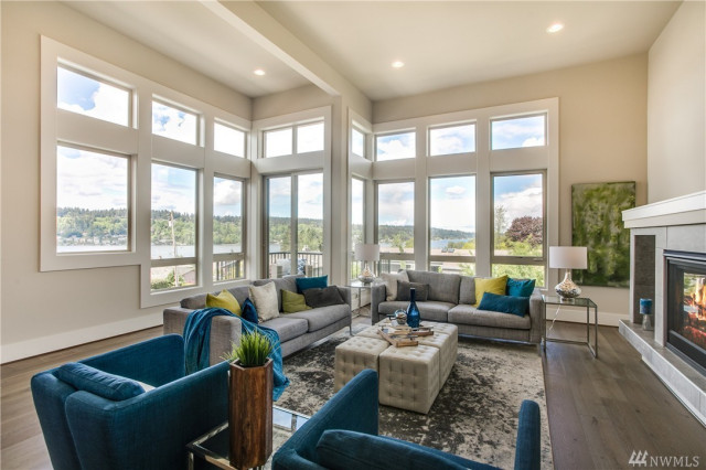 Modern Inverted Living 2 Story House Plan 7891 - Modern - Living Room ...