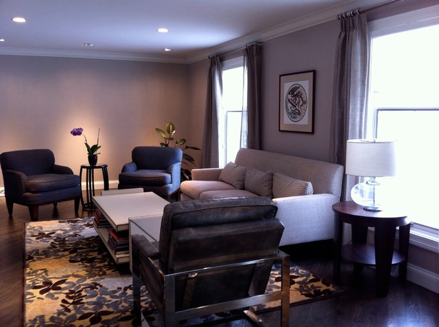 Modern Living and Dining Room - Moderne - Salon - Cleveland - par Dawn ...