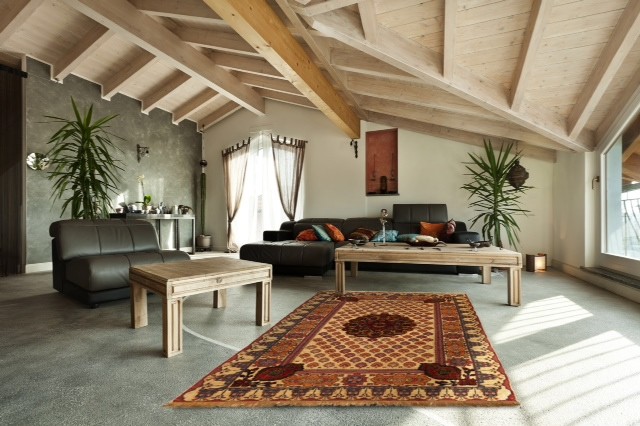 Modern Living Room: Afghan Rug - Modern - Living Room - Other - by The ...