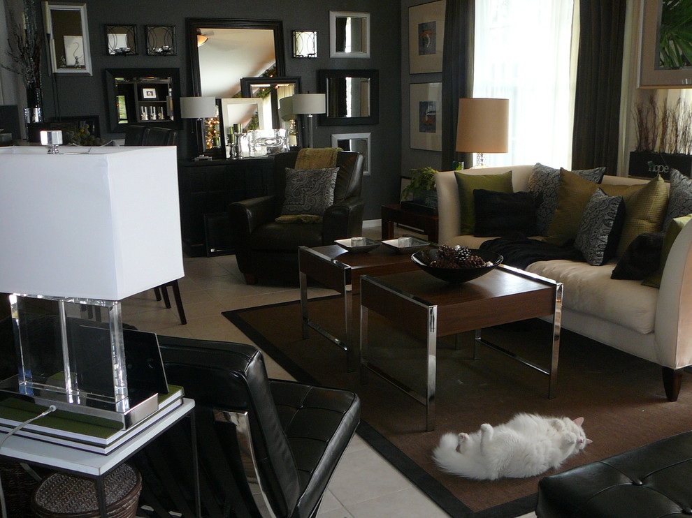 Modern Living Room - Modern - Living Room - Miami | Houzz