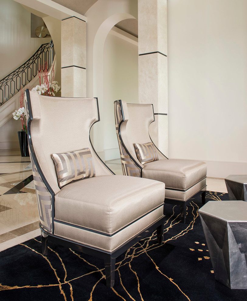 Modern Luxe - Contemporary - Living Room - Dallas - by AVID Associates ...