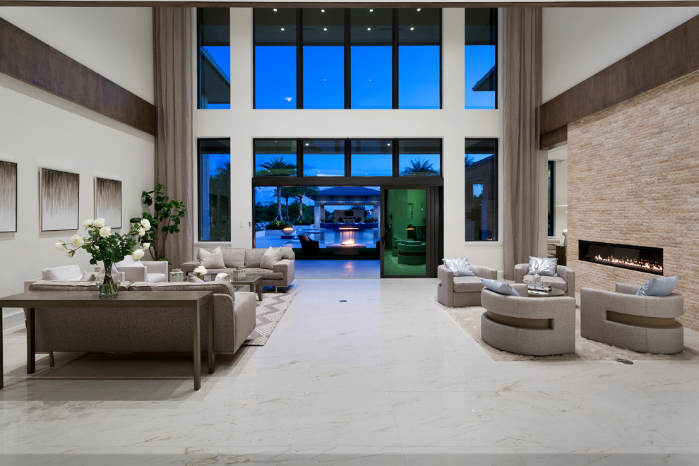 Modern Luxury In Southwest Ranches - Living Room - Other - by ibi ...