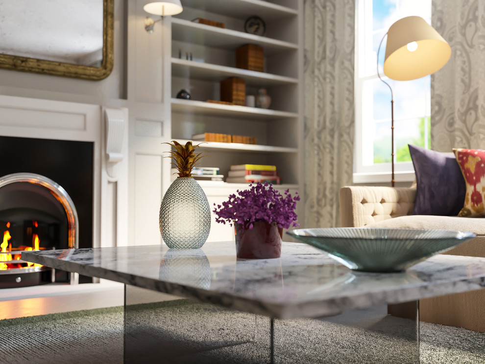 Modern Manor - Traditional - Living Room - London - by Tamaryn White ...