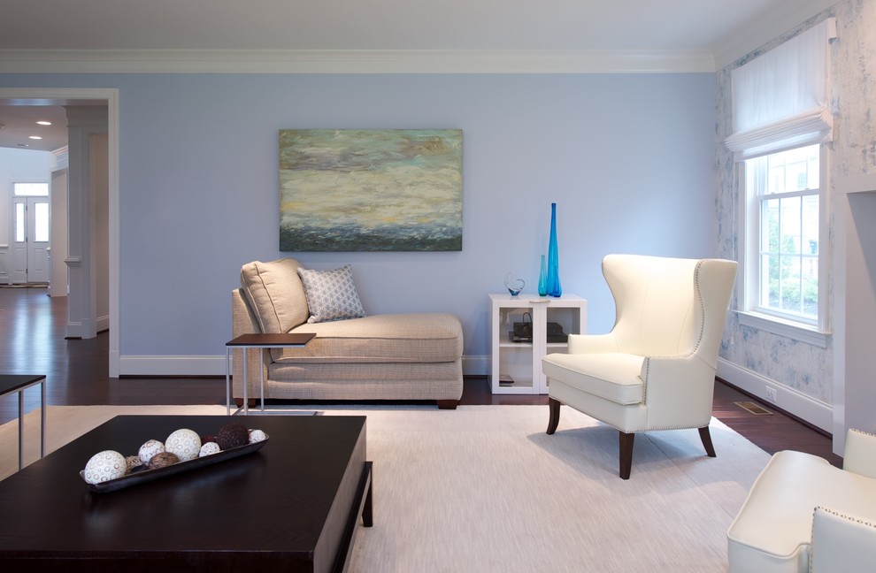 Modern meets traditional home in the suburbs - Modern - Living Room ...