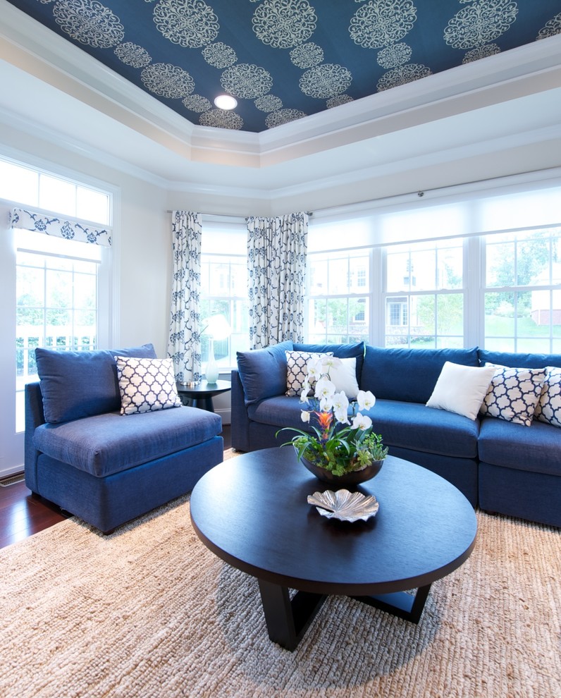 Modern meets traditional home in the suburbs - Modern - Living Room ...