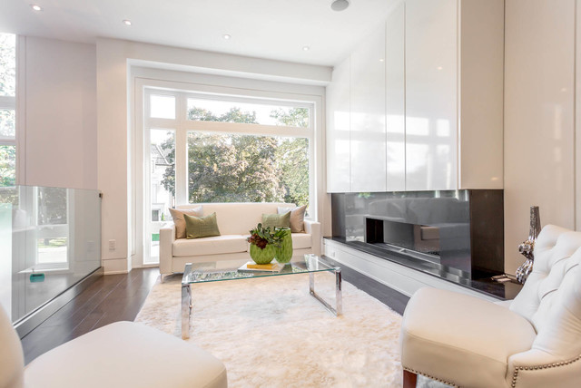 Modern Mini-mansion in Bedford Park - Contemporary - Living Room ...