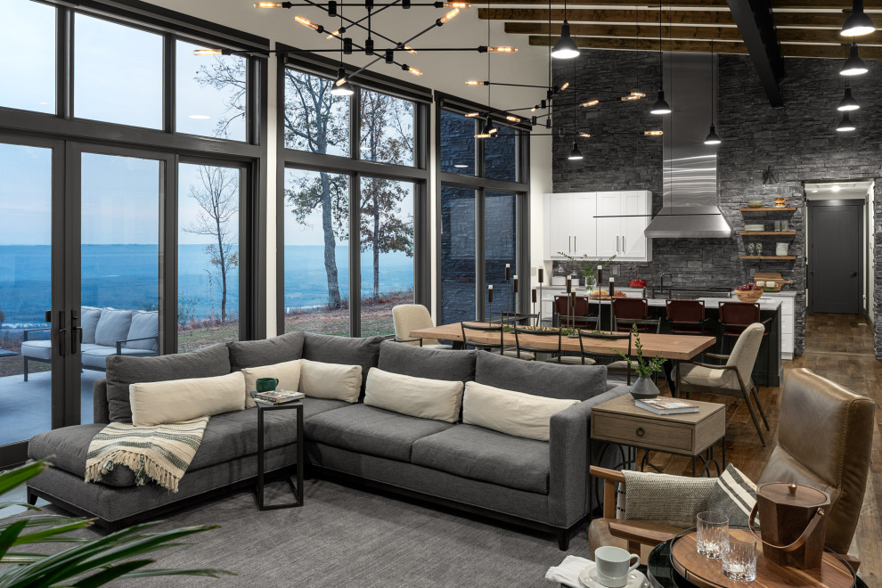 Modern Mountain - Rustic - Living Room - Nashville - by b. blanton ...