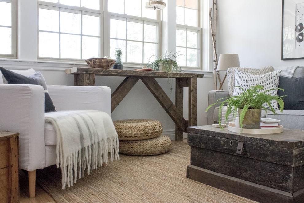 Modern Rustic Cabin - Rustic - Living Room - Other - by Refreshed ...