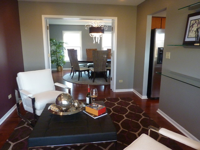 Modern Sitting Area - Contemporary - Living Room - Chicago - by Design ...