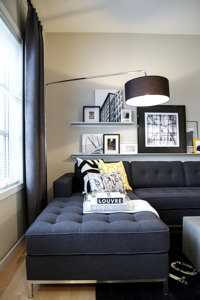 Modern Structured - Modern - Living Room - Calgary - by Natalie ...