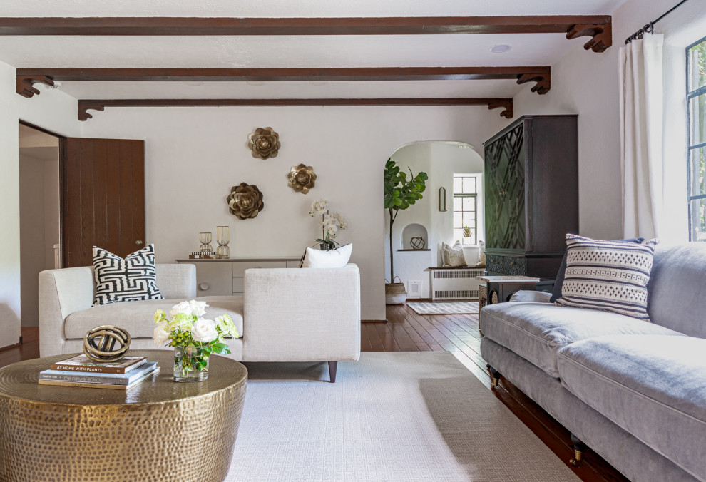 Modern Tudor Living Room Renovation - Transitional - Living Room - New ...