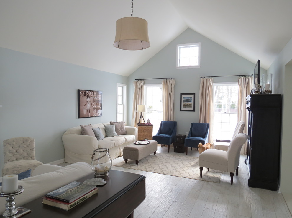 Modular Addition - Traditional - Living Room - Boston - by KTLinteriors ...