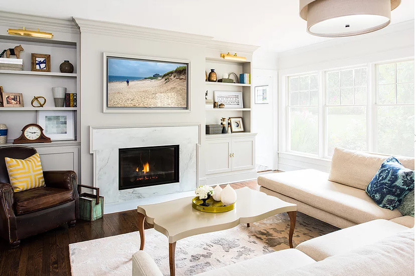 Montclair Renovation - Living Room - New York - by RTH Building Company ...