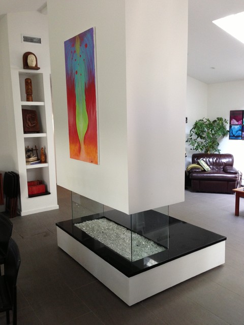 Montvale Contemporary Home Makeover - Contemporary - Living Room - New ...