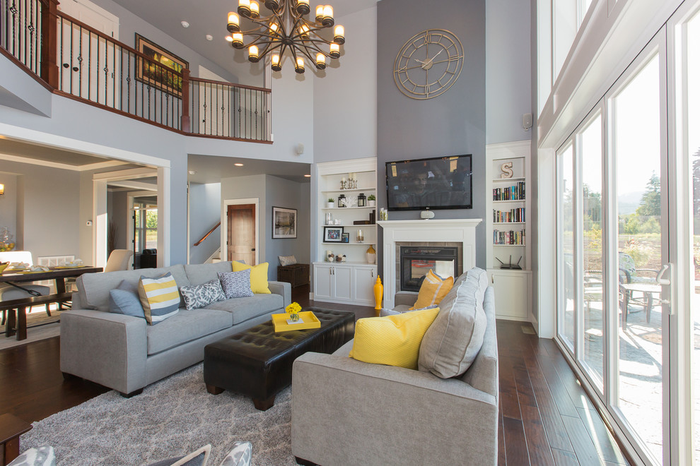 Mount Hood Home, Hood River - Traditional - Living Room - Portland - by ...