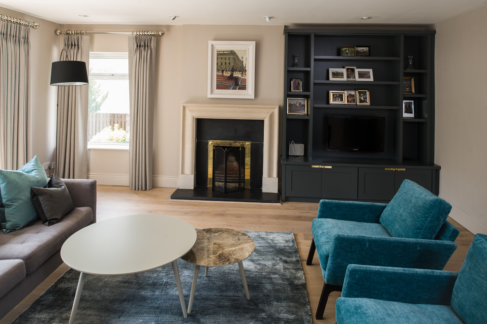 Mount Merrion interior design - Transitional - Living Room - Dublin ...