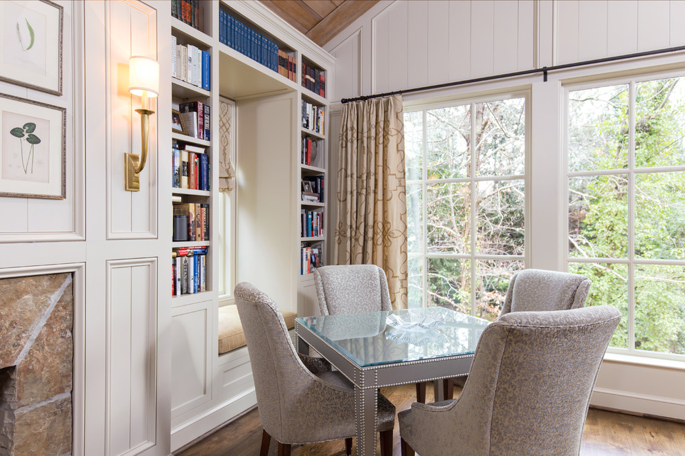 Mountain Brook Den Addition - Traditional - Living Room - Birmingham ...