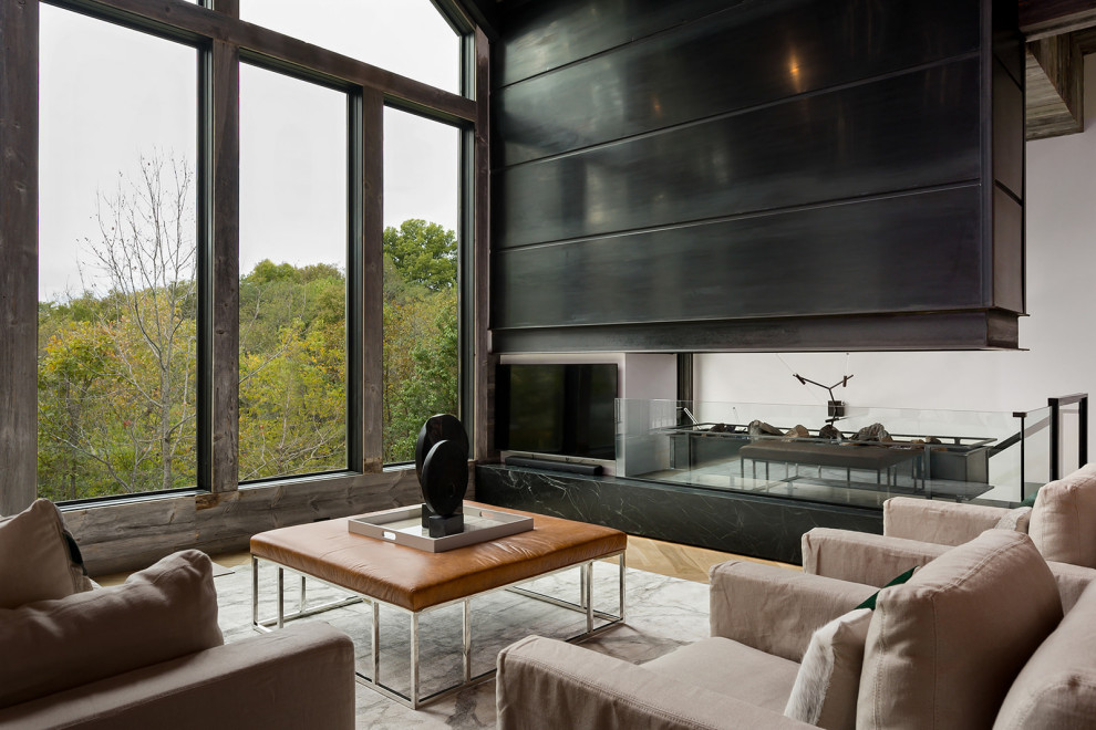 Mountain Modern on Max - Living Room - Kansas City - by Kenny's Tile ...