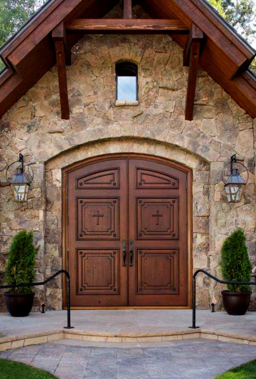 Mountain Stone Home Addition - Rustic - Living Room - Denver - by RMT ...