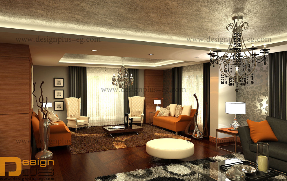 Mrs. Hend Farouk Apartment - Modern - Living Room - by Design Plus | Houzz