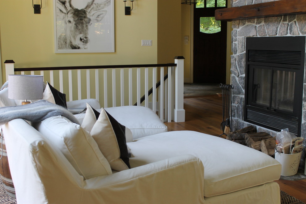 Muskoka Cottage - Rustic - Living Room - Toronto - by Cassis Design ...