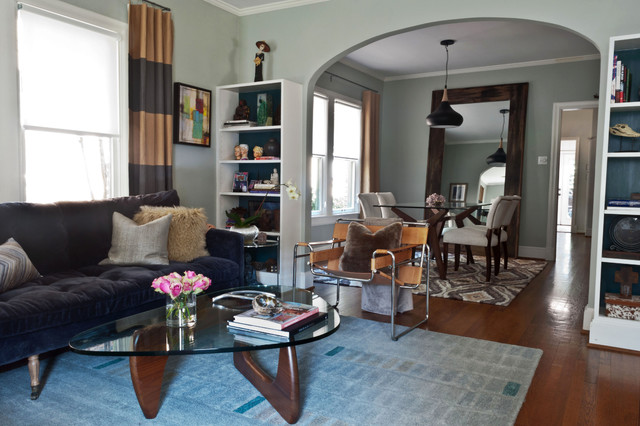 My Houzz: 1930s Outside, Midcentury Modern Inside