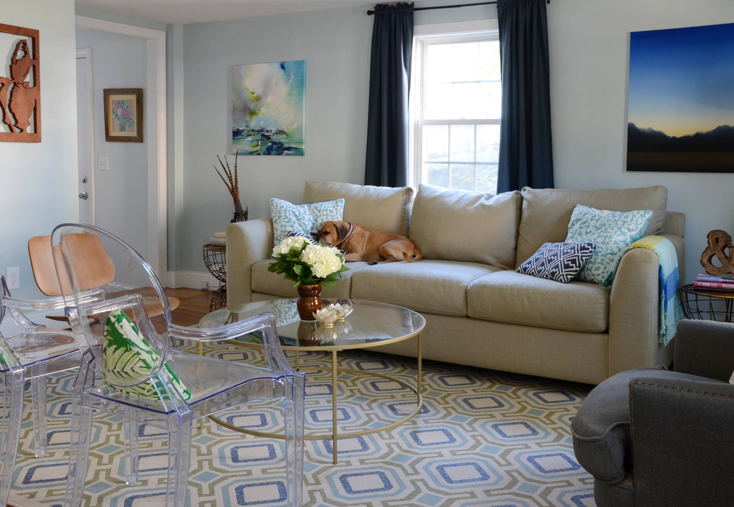 My Houzz: Classic Style With a Colorful DIY Twist in New England