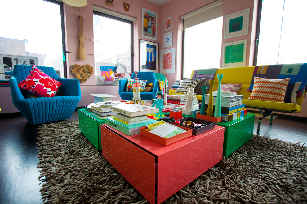 My Houzz: Color Breaks All the Rules in This NYC Apartment - Eclectic ...
