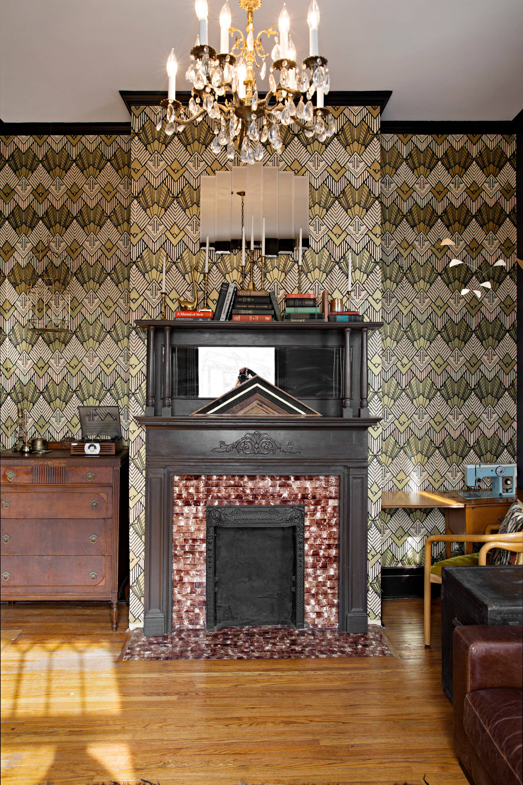 My Houzz: Dramatic Patterns and Color in a Nashville Home