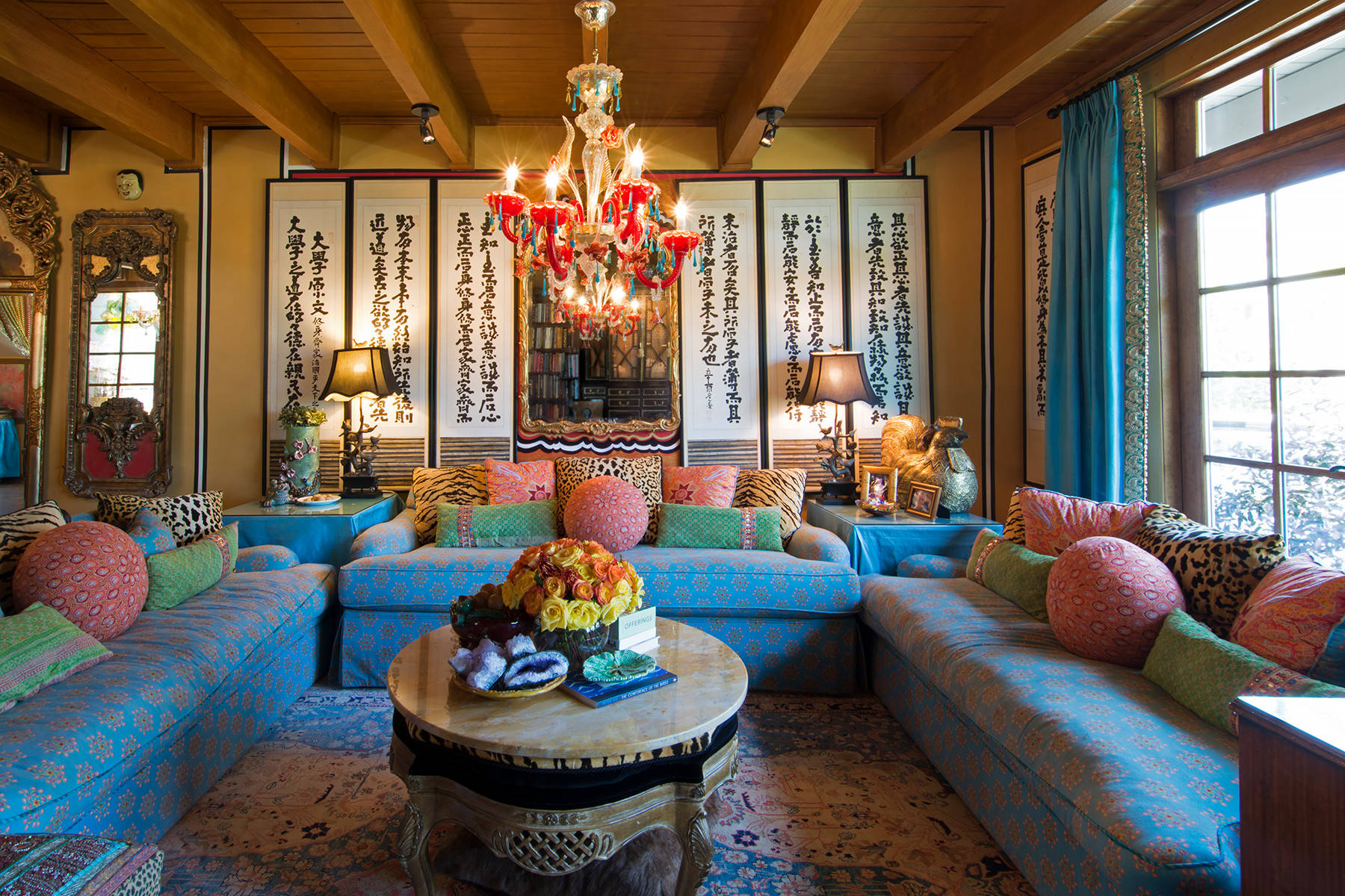My Houzz: Global-Inspired Color Transforms a Lavish Beach Home